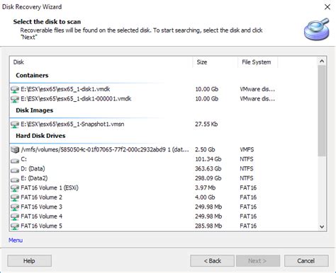 how to recover data from vmware esx and vsphere servers
