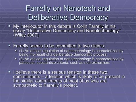 Ppt A Dilemma For Deliberative Democracy The Problem With Procedure