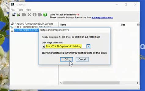 how to create bootable usb installer for mac osx on windows 10