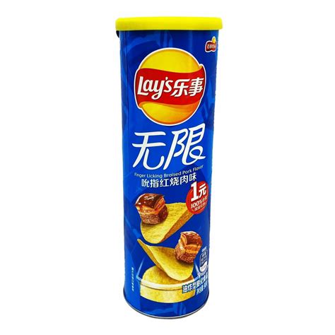 Чипсы Lays Finger Licking Braised Pork Flavor купить по выгодной