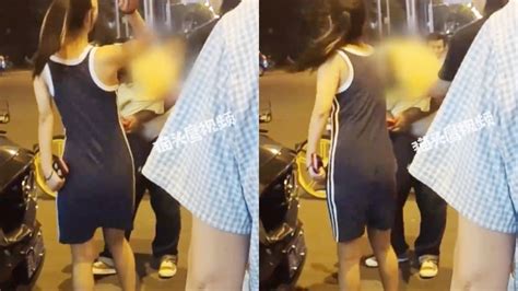 摸錯人！內地色狼當街鹹豬手 遭火爆馬尾女「狂呼巴掌」再踢要害