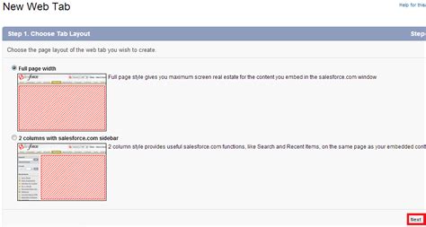 How To Create A Web Tab In Salesforce