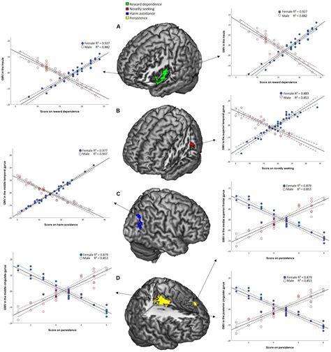 Frontiers Non Overlapping And Inverse Associations Between The Sexes