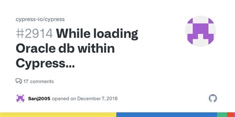 while loading oracle db within cypress plugins index js getting