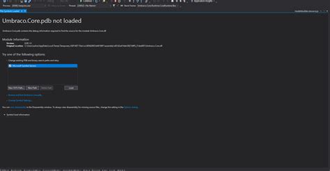 umbracocorepdb not loaded umbraco 8