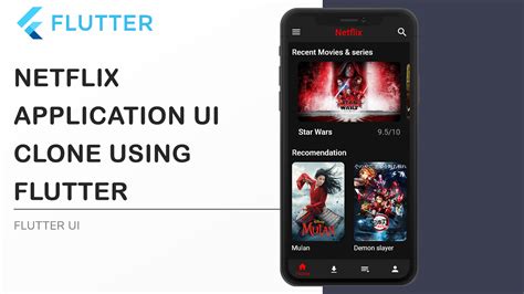make a netflix ui clone using flutter doctorcode