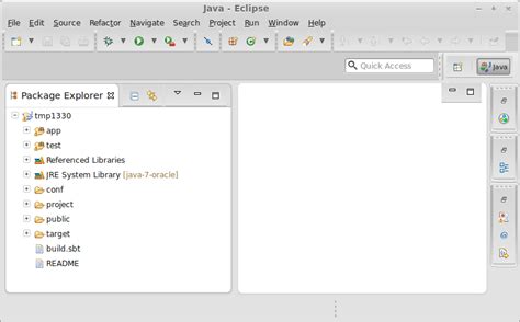 java how to make a play framework based project into a