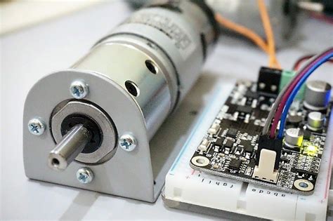 measuring dc motor rpm through built in hall sensor encoder tutorial