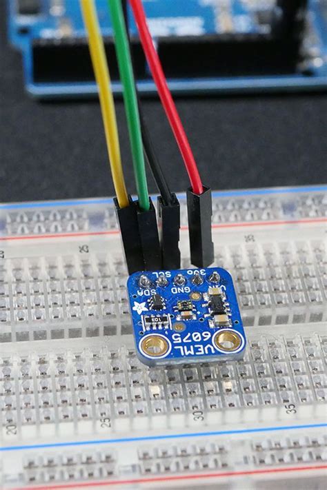 arduino uv sensor using the veml6075 with images