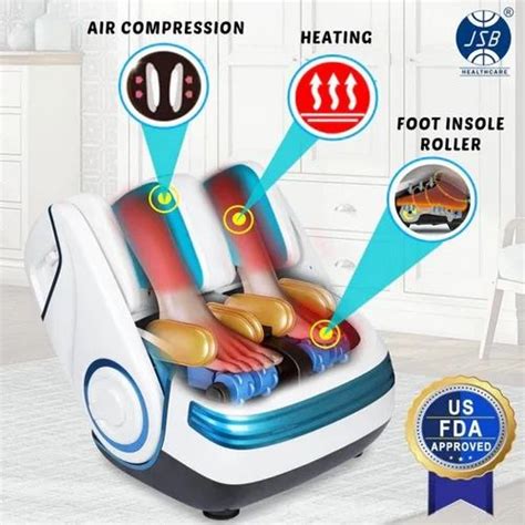 Jsb Hf06 Leg Foot Massager Air Compression Massage Foot Roller Heat