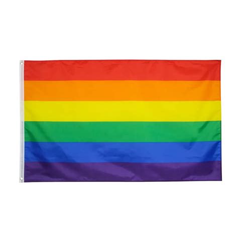 Rainbow New Navy Flag 3x5ft 90x150cm Lesbian Gay Pride Polyester Lgbt