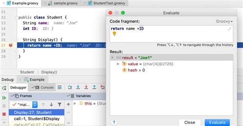 run debug and test groovy help intellij idea