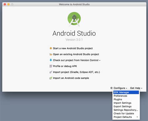 beginning android development with kotlin part one installing android