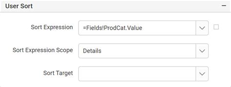 how to enable interactive sorting in ssrs tablix bold reports