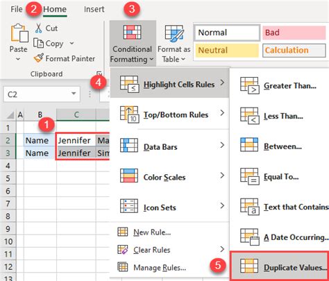 compare two rows conditional formatting 1 automate excel