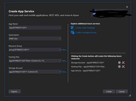 how to create azure app service using azure powershell