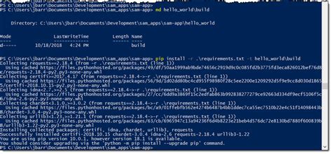 aws serverless application model sam command line interface build