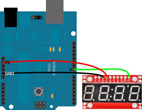 arduino uno interfacing seven segment led