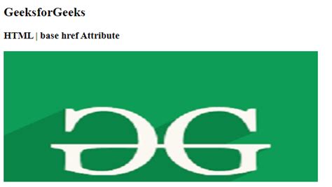 html href attribute geeksforgeeks