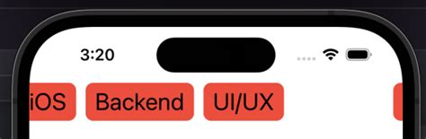 ios spacing issue between items in horizontal scrollable