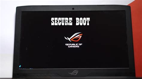 How To Disable Turn Off Secure Boot On Asus Laptop Youtube
