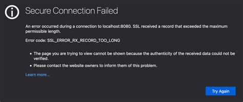 ssl error rx record too long · issue 361 · filosottile mkcert · github
