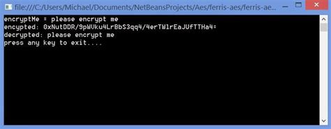java aes file encryption sample code