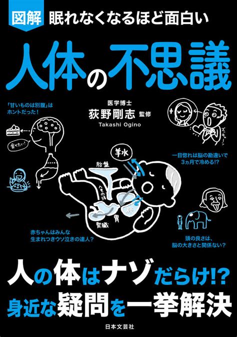 眠れなくなるほど面白い図解人体の不思議 荻野 剛志【監修】 紀伊國屋書店ウェブストア｜オンライン書店｜本、雑誌の通販、電子書籍ストア