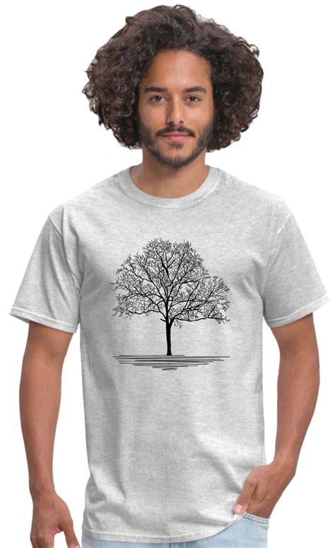 Poly Cotton Printed Lucky Tree Round Neck T Shirt For Men At Rs 125 In