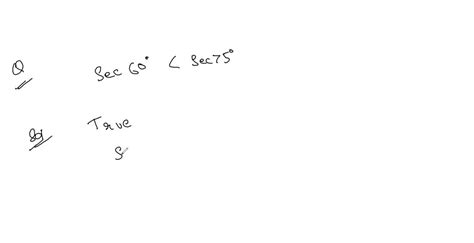 Solved Determine Whether Each Statement Is True Or False Sec60 ∘