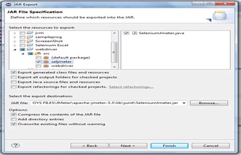 steps to integrate selenium test case with apache jmeter