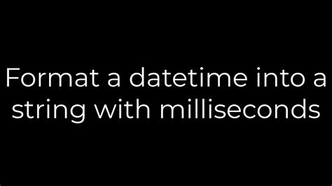 python format a datetime into a string with milliseconds 5solution