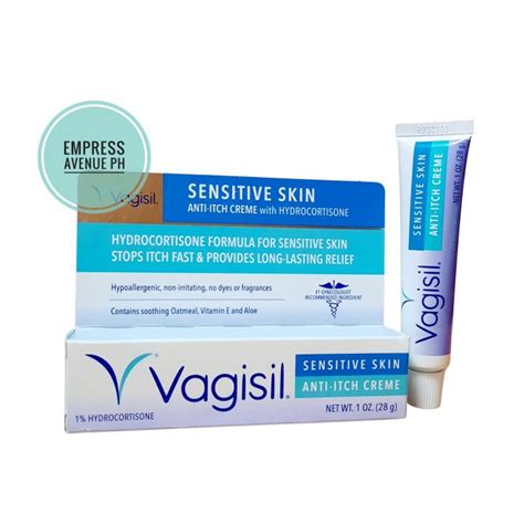 Vagisil Maximum Strength Anti Itch Cream Sensitive Skin Formula 28g