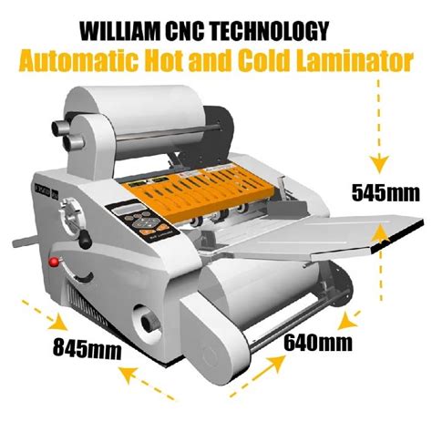 High Productivity Automatic Hot And Cold Roll Laminating Machine For