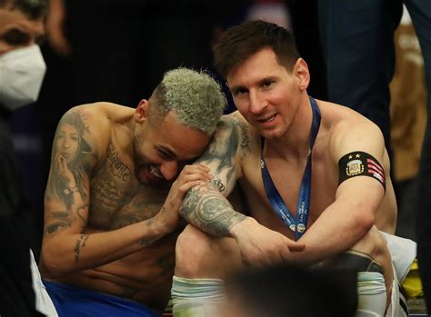 Watch Lionel Messi And Neymar Share Touching Moment After Copa America