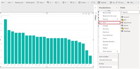 work with aggregates sum average and so on in the power bi service