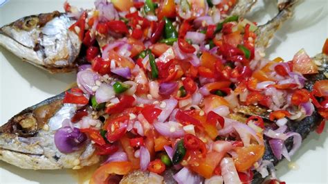 Resep Memasak Dan Cara Membuat Ikan Kembung Bumbu Sambal Matah Yang