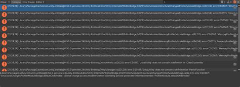 compiler error after import com unity rendering hybrid package unity