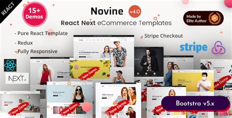react shop website templates from themeforest