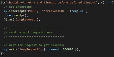 waiting for network request automatically retries after 2 minutes and