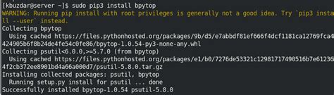 How To Install Bpytop Resource Monitoring Tool On Centos 8 Linuxways