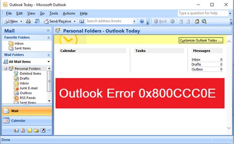 How To Fix Outlook Error 0x800ccc0e On Windows 10