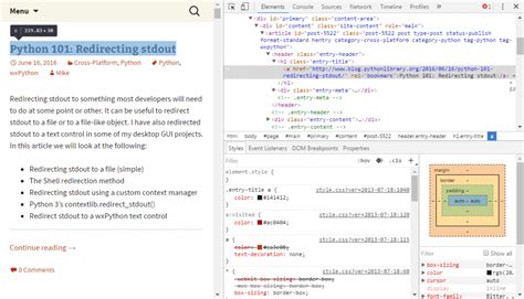 a simple intro to web scraping with python mouse vs python