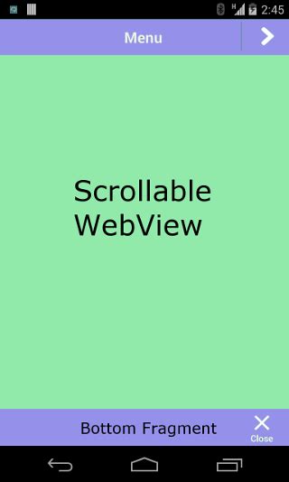 android scrolling webview overwrite surface stack overflow
