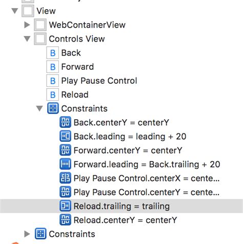 ios right alignment constraints stack overflow