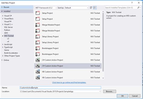 how to pass custom actions to a wix installer using command line arguments