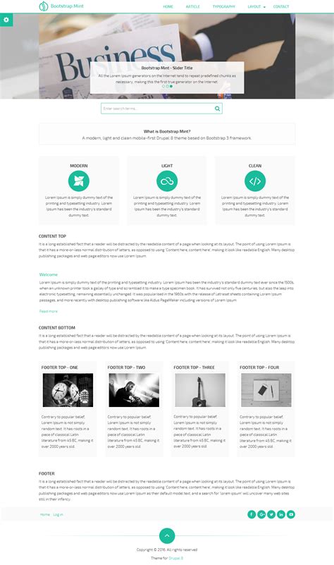 bootstrap mint