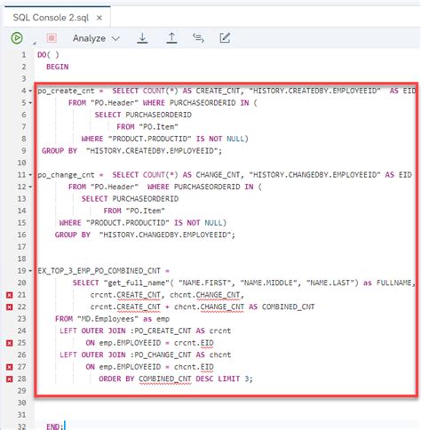 anonymous blocks tutorials for sap developers