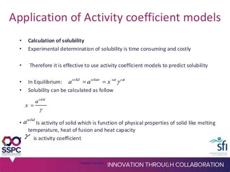 Activity Coefficient Models