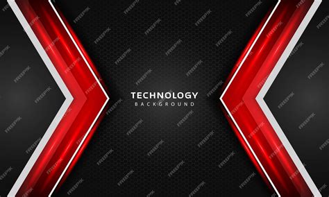 Efeito De Camadas De Sobreposição 3d Com Decoração De Luz Vermelha
